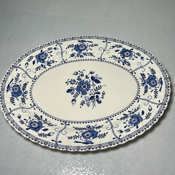 Johnson Brothers | Dining | Vintage 6s Johnson Brothers Blue Indies ...